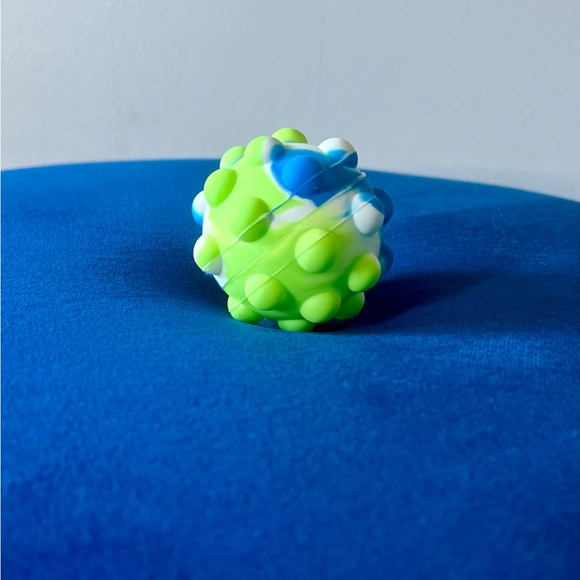 Toys | Pop Fidget Toy Pressure Relief Silicone Bubble Popping Game Ball | Poshmark